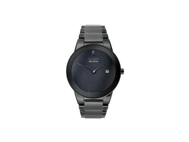 Click here for Citizen Mens Eco-Drive Axiom Black Ion-Plated Stai... prices