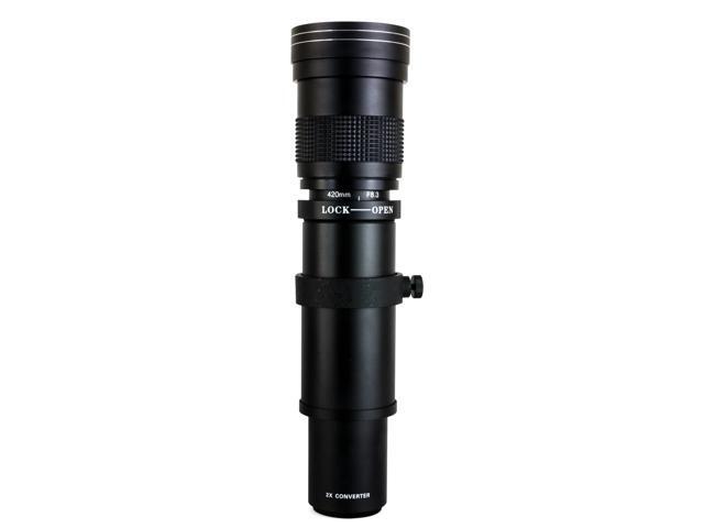 Click here for Opteka 420-1600mm f/8.3 HD Telephoto Zoom Lens for... prices