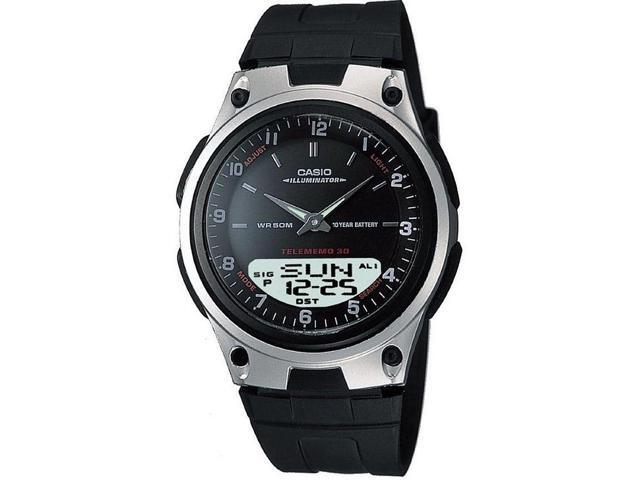 Click here for Mens Casio World Time 30 Telememo Watch AW80-1AV prices