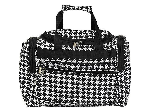 Click here for World Traveler Houndstooth 16in. Shoulder Duffle B... prices
