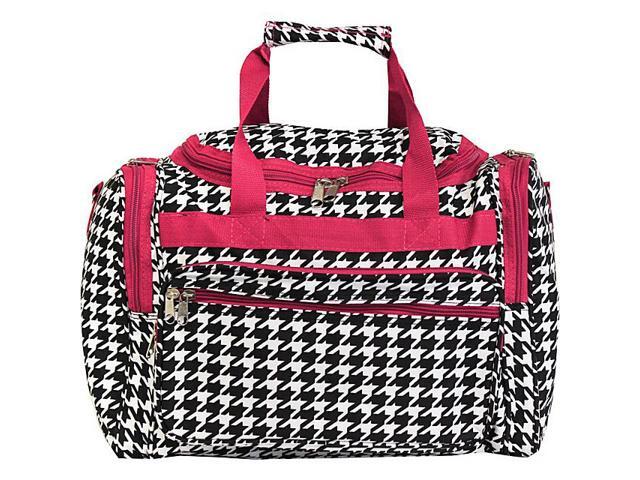 Click here for World Traveler Houndstooth 16in. Shoulder Duffle B... prices