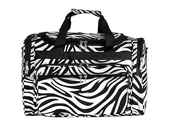 Click here for World Traveler Zebra 22in. Travel Duffle Bag prices