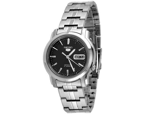 Click here for Seiko 5 Automatic Black Dial Stainless Steel Mens... prices
