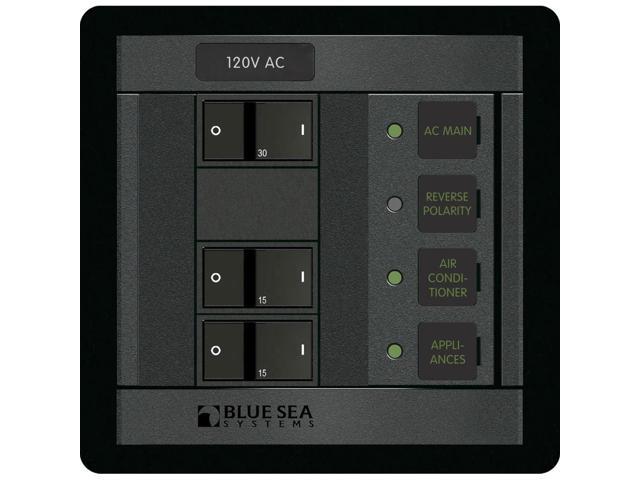 Click here for Blue Sea 1214 120V AC Main + 2 Positions prices