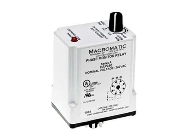 Click here for MACROMATIC PAP240 3 Phase Monitor Relay SPDT 240VA... prices