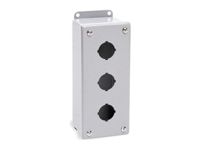 Click here for WIEGMANN PB3 Pushbutton Enclosure 30mm 3 Holes Ste... prices
