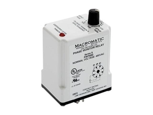 Click here for MACROMATIC PAP480 3 Phase Monitor Relay SPDT 480VA... prices