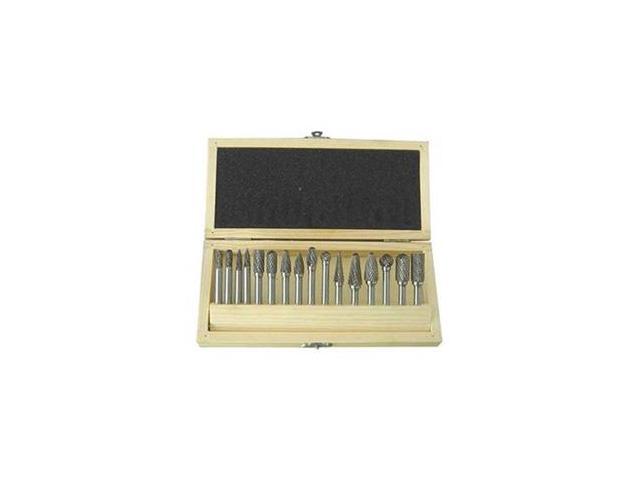 Click here for WESTWARD 2LYT1 Carbide Bur Set Dbl Cut 1/4 In 16 P... prices