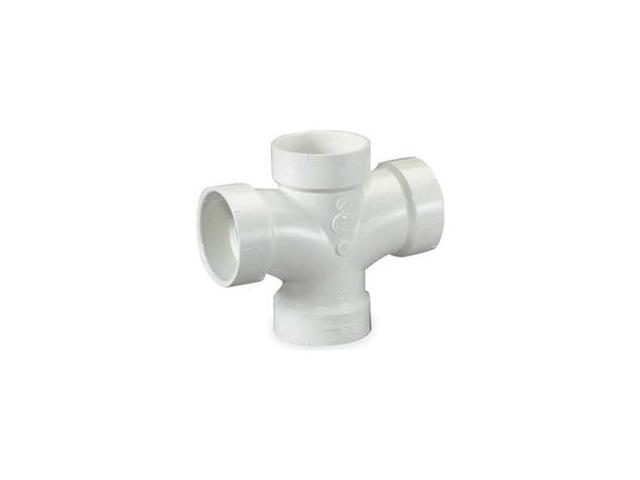 Click here for ZORO SELECT 1WJT2 PVC Double Sanitary Tee  Hub  3... prices