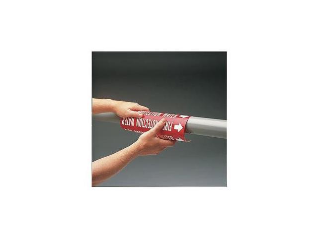 Click here for BRADY 4060-C Pipe Marker Fire Protection Water Red prices
