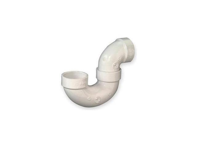 Click here for ZORO SELECT 1CNW6 PVC  White Finish  P-Trap with S... prices