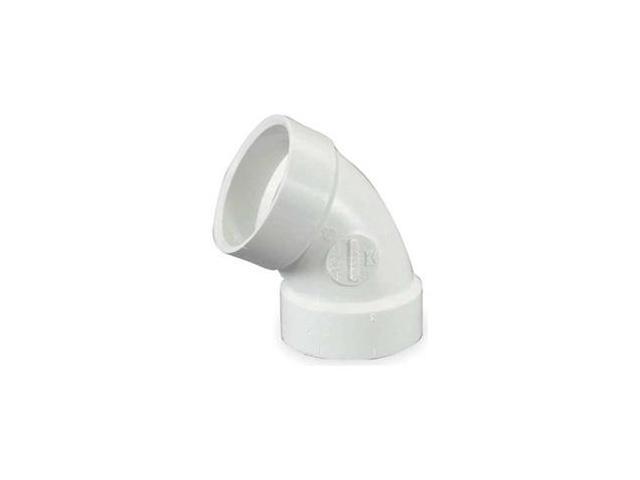 Click here for ZORO SELECT 1WKL1 PVC Elbow  60 Degrees  Hub  4 in... prices