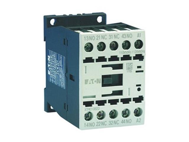 Click here for EATON XTRE10B22A IEC Control Relay 2NO/2NC 120VAC... prices