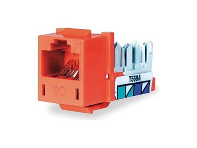 Click here for HUBBELL PREMISE WIRING HXI6OR Jack Orange Cat6 Rj4... prices