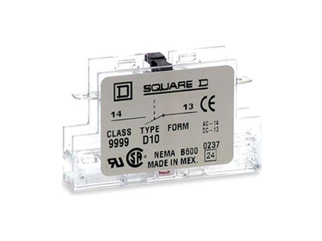 Click here for SQUARE D 9999D10 Auxiliary Contact 1 NO prices