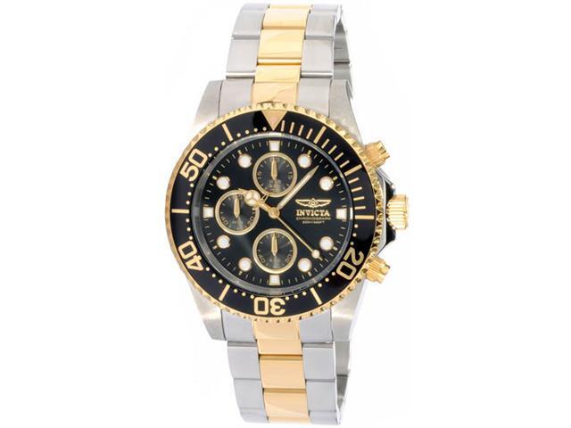 Click here for Invicta Mens 1772 Pro Diver Quartz Chronograph Bla... prices