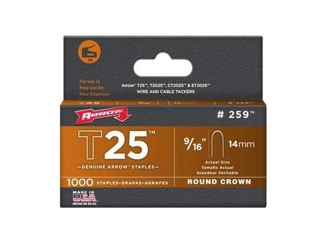 Click here for Arrow Fastener 259 T25 9/16 Inch (14mm) Staples  1... prices