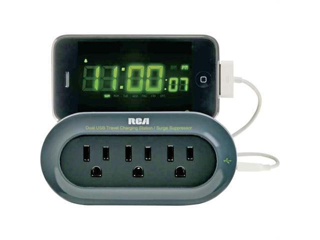 Click here for RCA PCHSTAT1R TRAVEL CHARGING STATION WITH SURGE P... prices