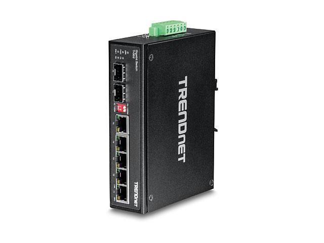 Click here for TRENDnet 7-Port Industrial Gigabit DIN-Rail Switch... prices