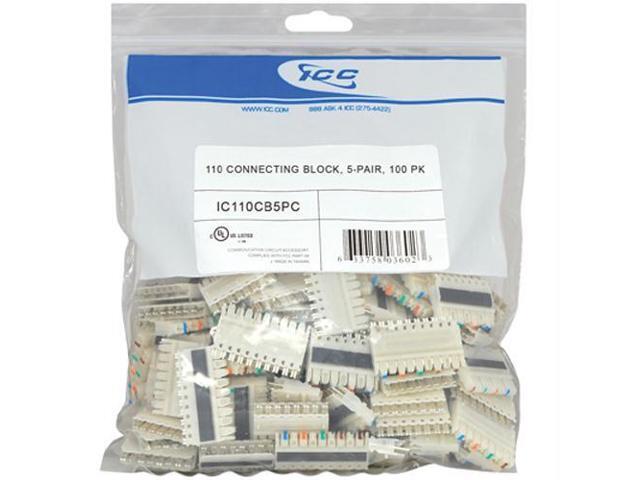 Click here for 110 CONNECTING BLOCK  5-PAIR  100 PK prices