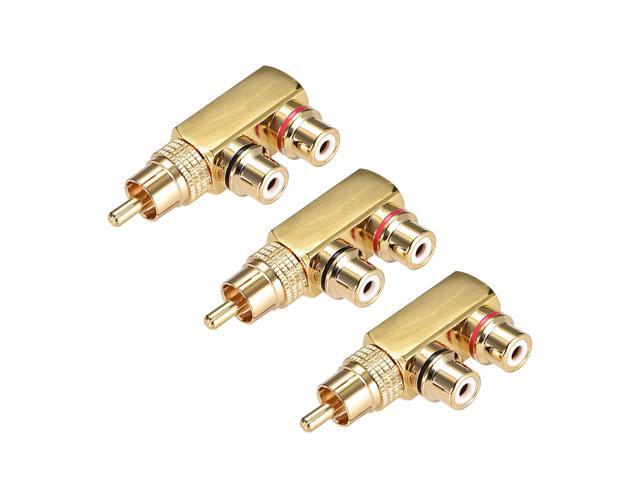 Click here for RCA Male to 2 RCA Female Connector Stereo Audio Vi... prices