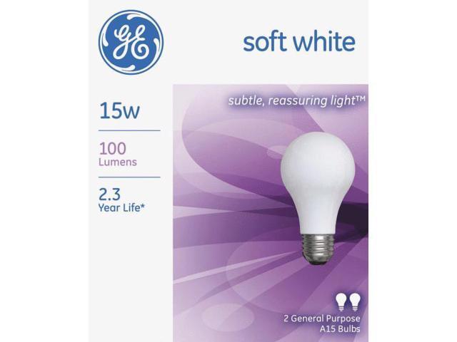 Click here for GE Lighting 97491 2-Pack Soft White Light Bulb-15W... prices
