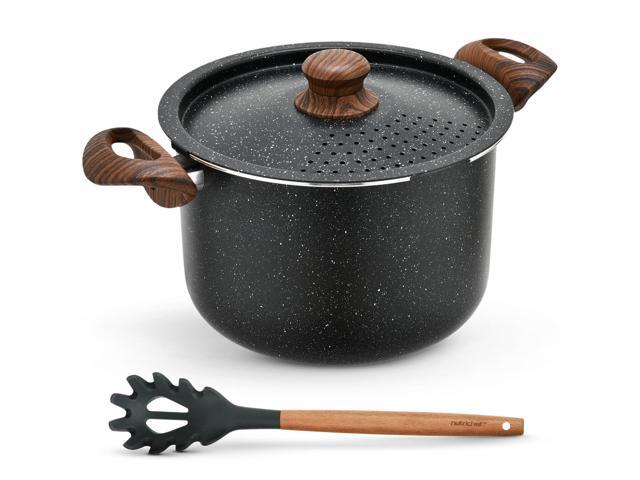 Click here for NutriChef 5qt Pasta Pot with Strainer Lid & Pasta... prices