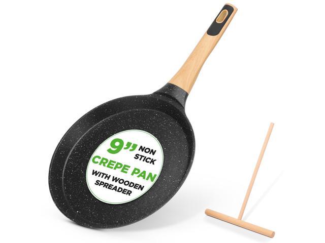 Click here for NutriChef 9.45 Non-Stick Crepe Pan with Wooden Spr... prices