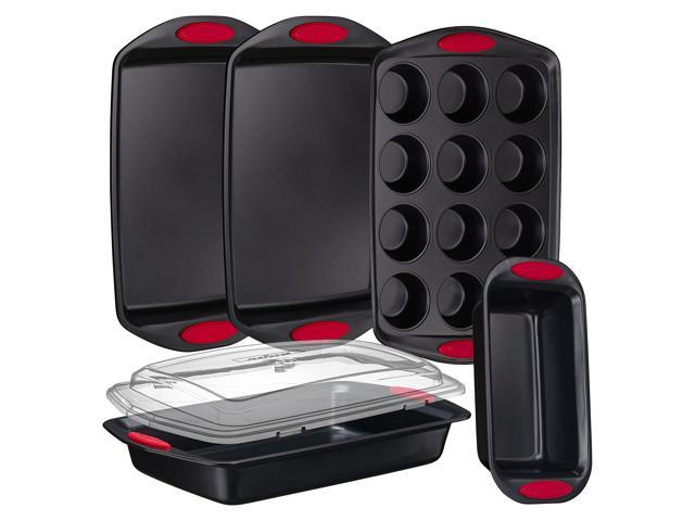 Click here for NutriChef 5-Piece Baking Pan Set - Carbon Steel St... prices