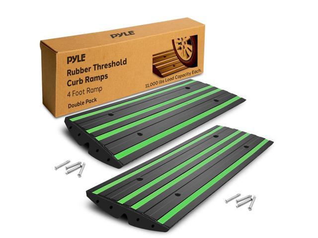Click here for Pyle 8 ft. Rubber Curb Ramp Set  Pack of 2 Heavy D... prices