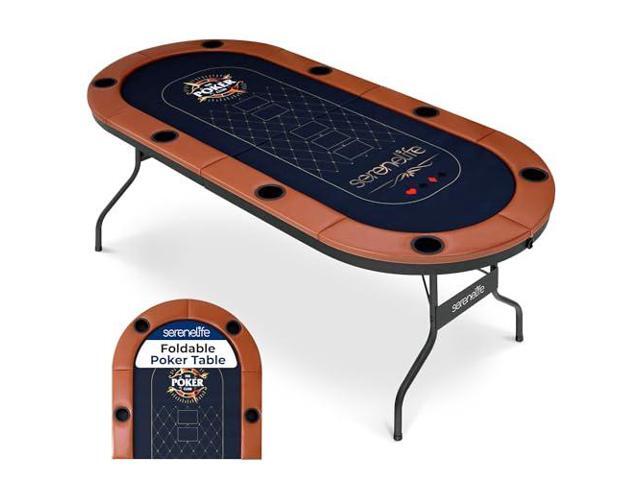 Click here for SereneLife 6ft Foldable Poker Game Table  8 Player... prices