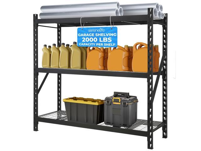 Click here for SereneLife Heavy Duty 3-Tier Metal Garage Shelving... prices