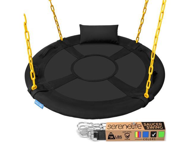 Click here for SereneLife 40 Saucer Swing - Outdoor Swing Set wit... prices