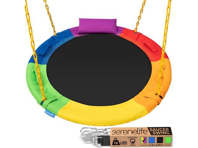 Click here for SereneLife 40 Saucer Swing - Outdoor Swing Set wit... prices