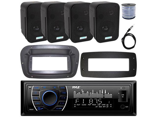 Click here for Pyle PLRMR27BTB Single-DIN Marine Bluetooth USB/AU... prices