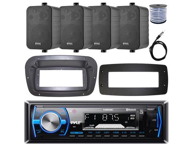 Click here for Pyle PLMRB29B Single-DIN Marine Bluetooth USB/AUX... prices