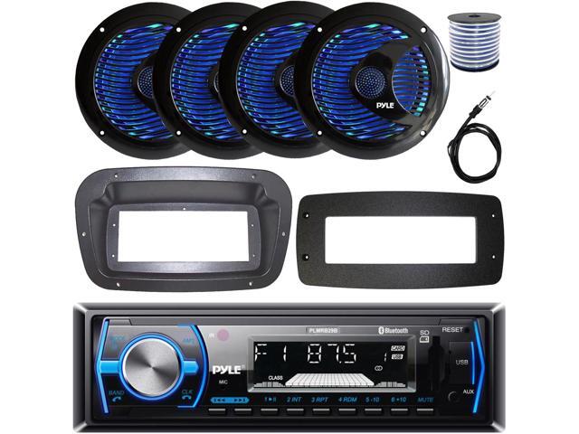 Click here for Pyle PLMRB29B Single-DIN Marine Bluetooth USB/AUX... prices