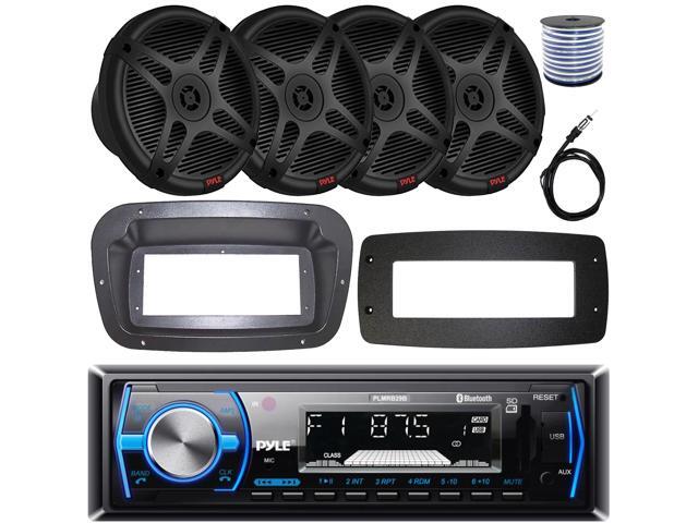 Click here for Pyle PLMRB29B Single-DIN Marine Bluetooth USB/AUX... prices