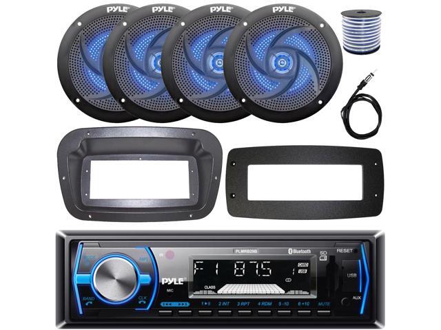 Click here for Pyle PLMRB29B Single-DIN Marine Bluetooth USB/AUX... prices