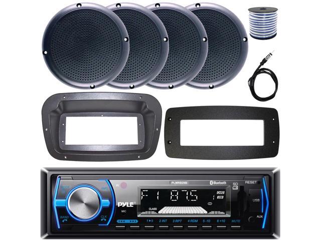 Click here for Pyle PLMRB29B Single-DIN Marine Bluetooth USB/AUX... prices