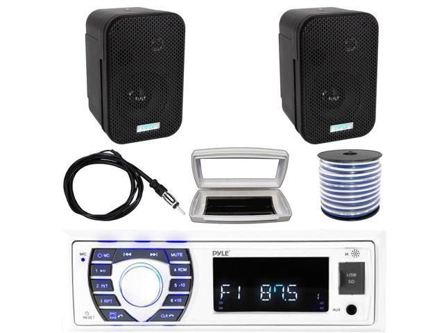 Click here for Pyle PLRMR23BTW Single-DIN Bluetooth Marine USB/AU... prices