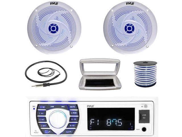 Click here for Pyle PLRMR23BTW Single-DIN Bluetooth Marine USB/AU... prices