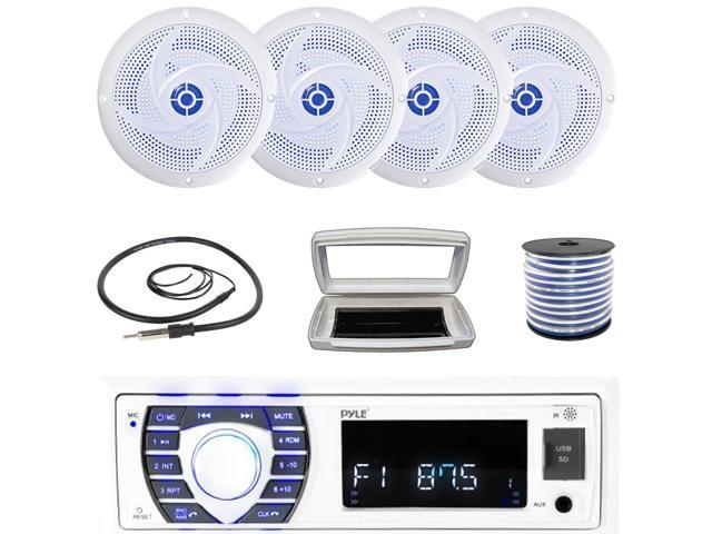 Click here for Pyle PLRMR23BTW Single-DIN Bluetooth Marine USB/AU... prices