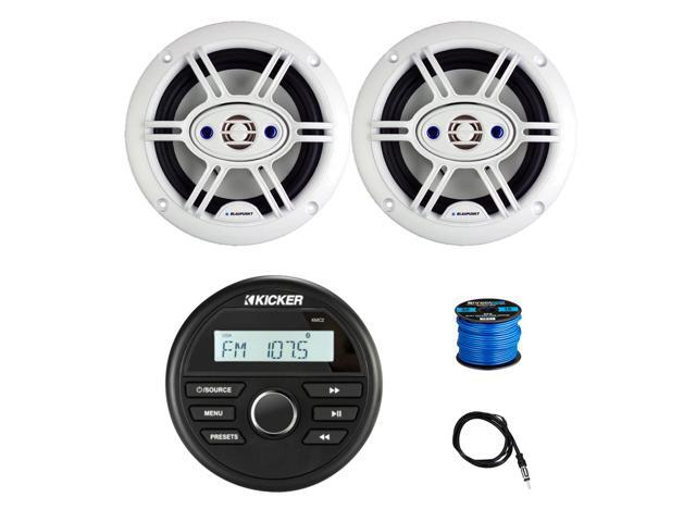 Click here for Kicker 46KMC2 All-Weather Marine Gauge Style Bluet... prices