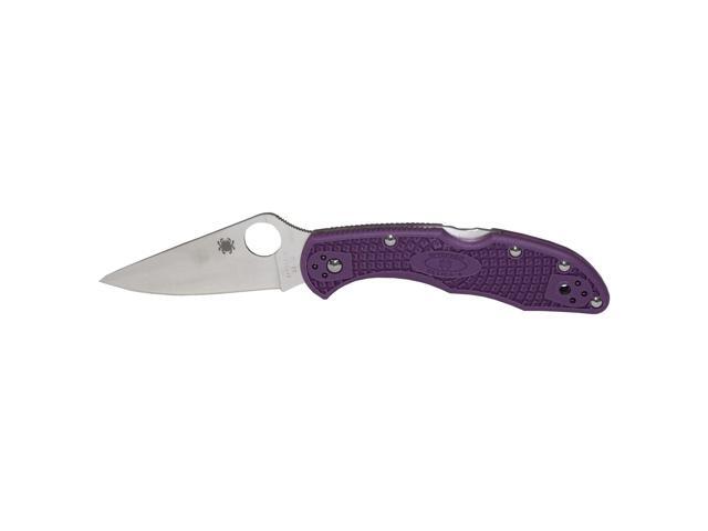 Click here for Spyderco Delica 4 Folder 2.88 in Plain Purple FRN... prices