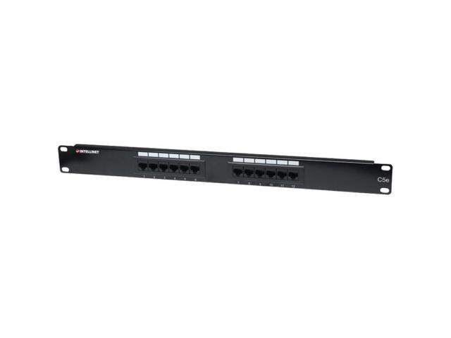 Click here for INTELLINET 513531 CAT-5E Patch Panel  12-Port prices