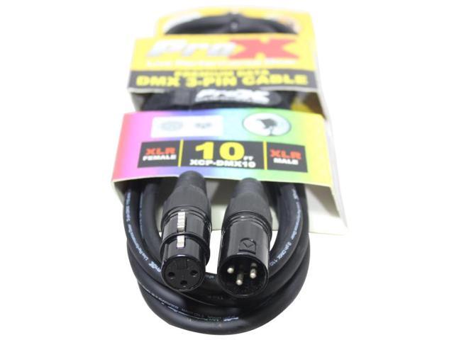 Click here for ProX XCP-DMX10 10/ DMX XLR3-M to XLR3-F Premium Ca... prices