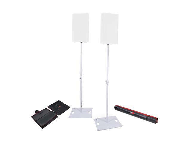 Click here for ProX X-POLARIS WH 2x Speaker/Lighting Stand and Ba... prices