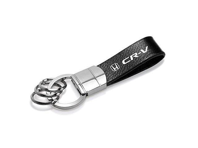Click here for Honda CR-V Black Real Leather Strap Chrome Round H... prices