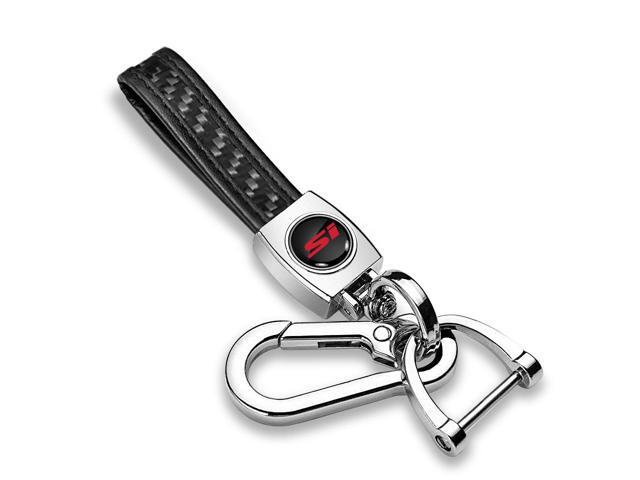 Click here for Honda Civic Si Red Logo in Black Real Carbon Fiber... prices